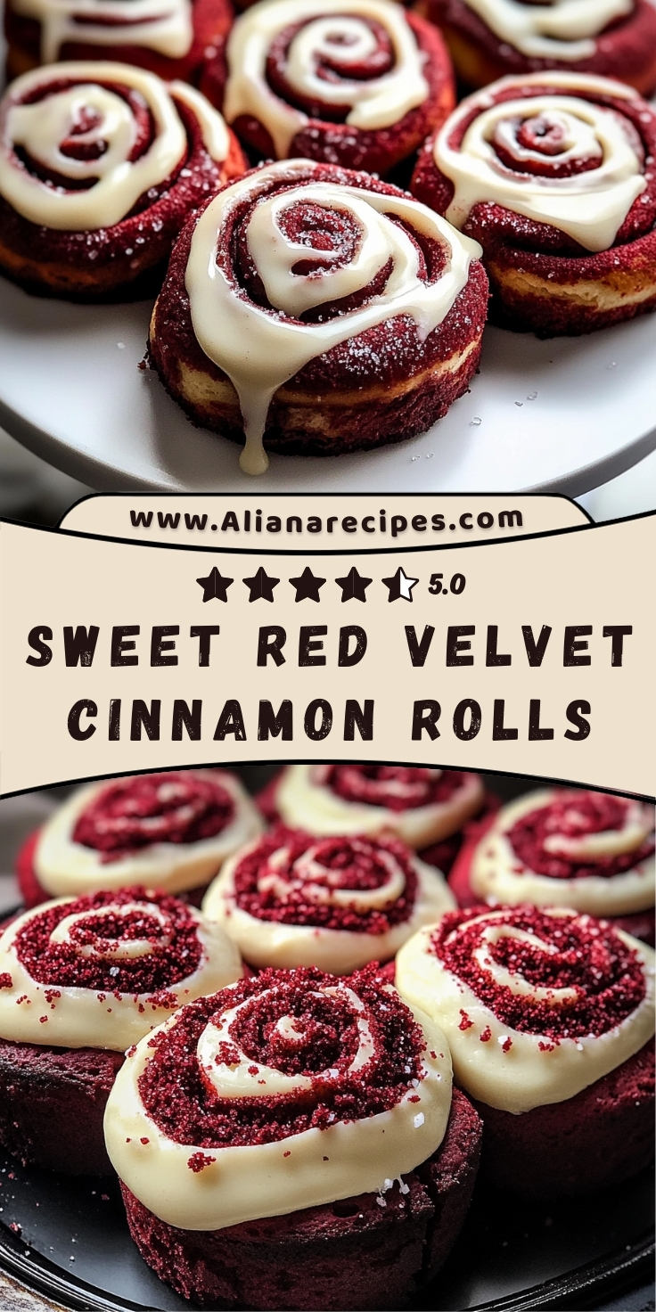 Red Velvet Cinnamon Rolls Recipe | Easy Homemade