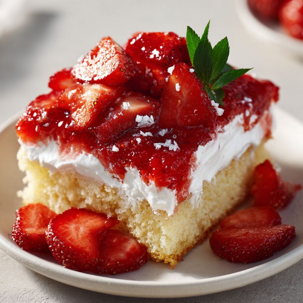 Strawberry Poke Cake Recipe | Easy Summer Dessert