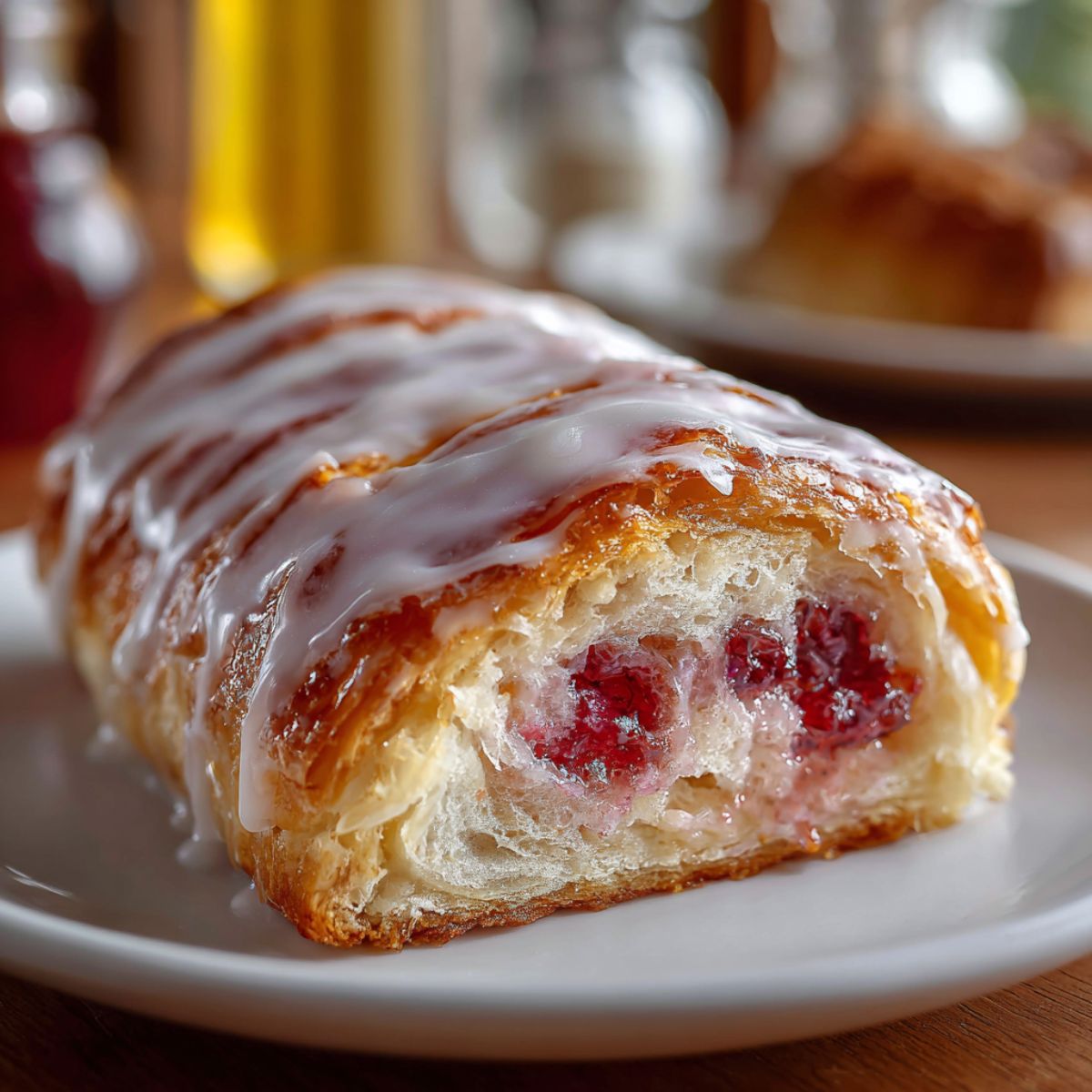 Jam Donut Focaccia : Easy Raspberry Dessert Bread